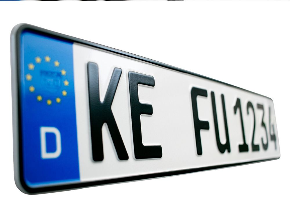 Ab 4,90 € » Günstig Kennzeichen bestellen